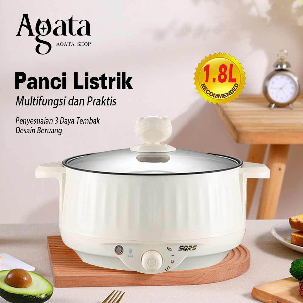 Jual Panci Listrik Multifungsi 1.8L Anti Lengket Elektrik Wajan Listrik ...