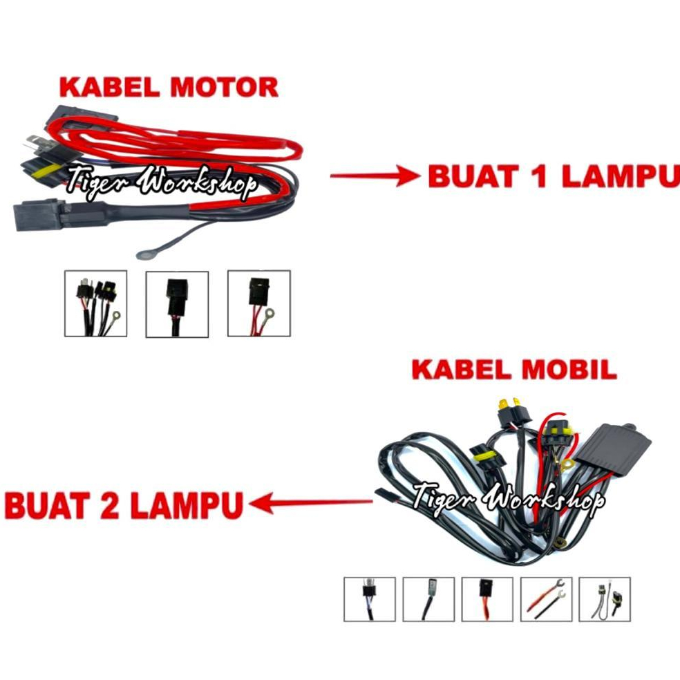 Jual ORIGINAL KABEL RELAY BILED DAN RELAY HID MOTOR | KABEL SET HID ...