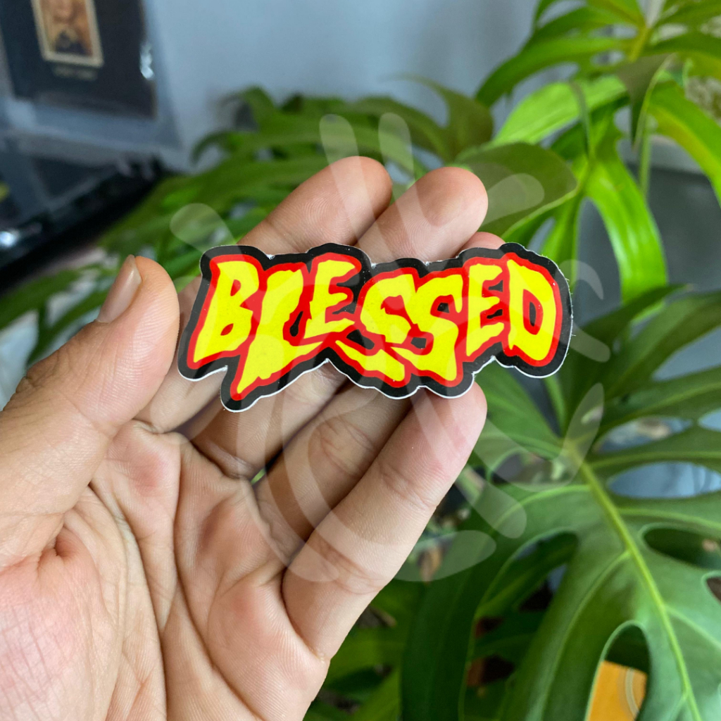 Jual sticker blessed / aesthetic sticker / sticker tumblr / aesthetic sticker / stiker hp ...