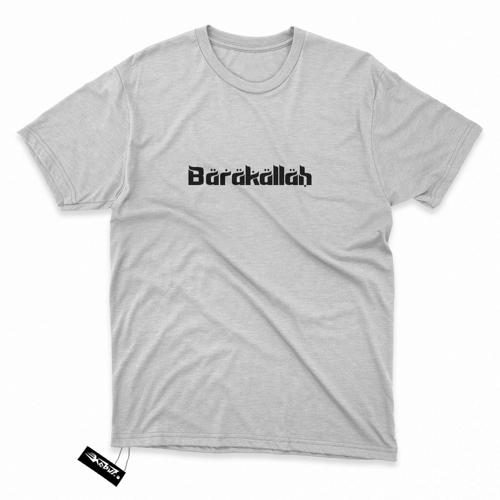 Jual Barakallah - Kain Katun Tshirt / baju distro Keren gambar desain ilustrasi original dengan ...