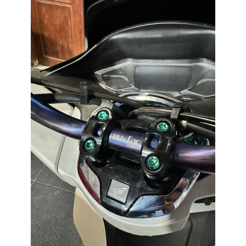 Jual Baut Raiser Stang pcx beat strett Titanium ( 4 biji ) | Shopee ...