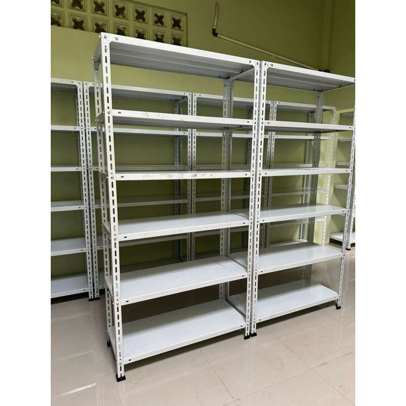 Jual Rak gudang ukuran 120x30x200 / Rak susun besi siku lubang / Rak ...