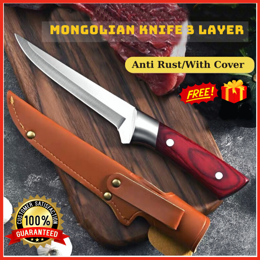 Jual Meat Boning Carving Butcher Knife Stainless Steel Pisau Daging ...
