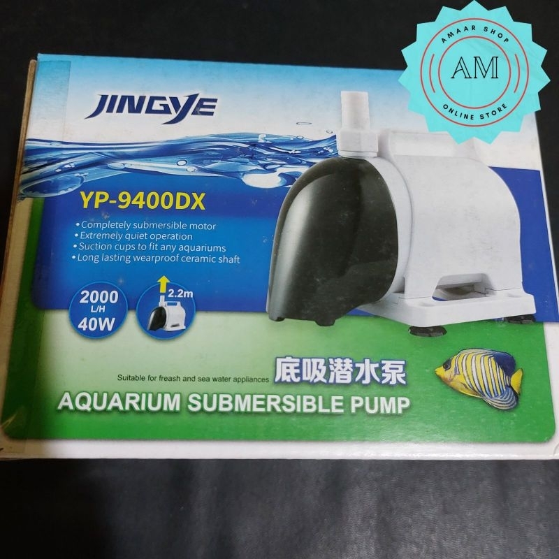 Jual POMPA AKUARIUM JINGYE YP-9400DX / MESIN KOLAM JINGYE YP - 9400DX / MESIN AQUARIUM JINGYE YP ...