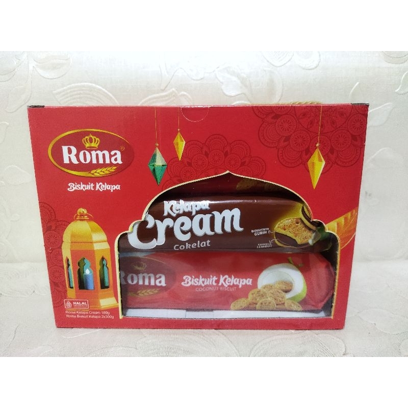 Jual ROMA KELAPA GIFT BOX HAMPERS / BISKUIT ROMA KELAPA GIFT BOX / ROMA ...