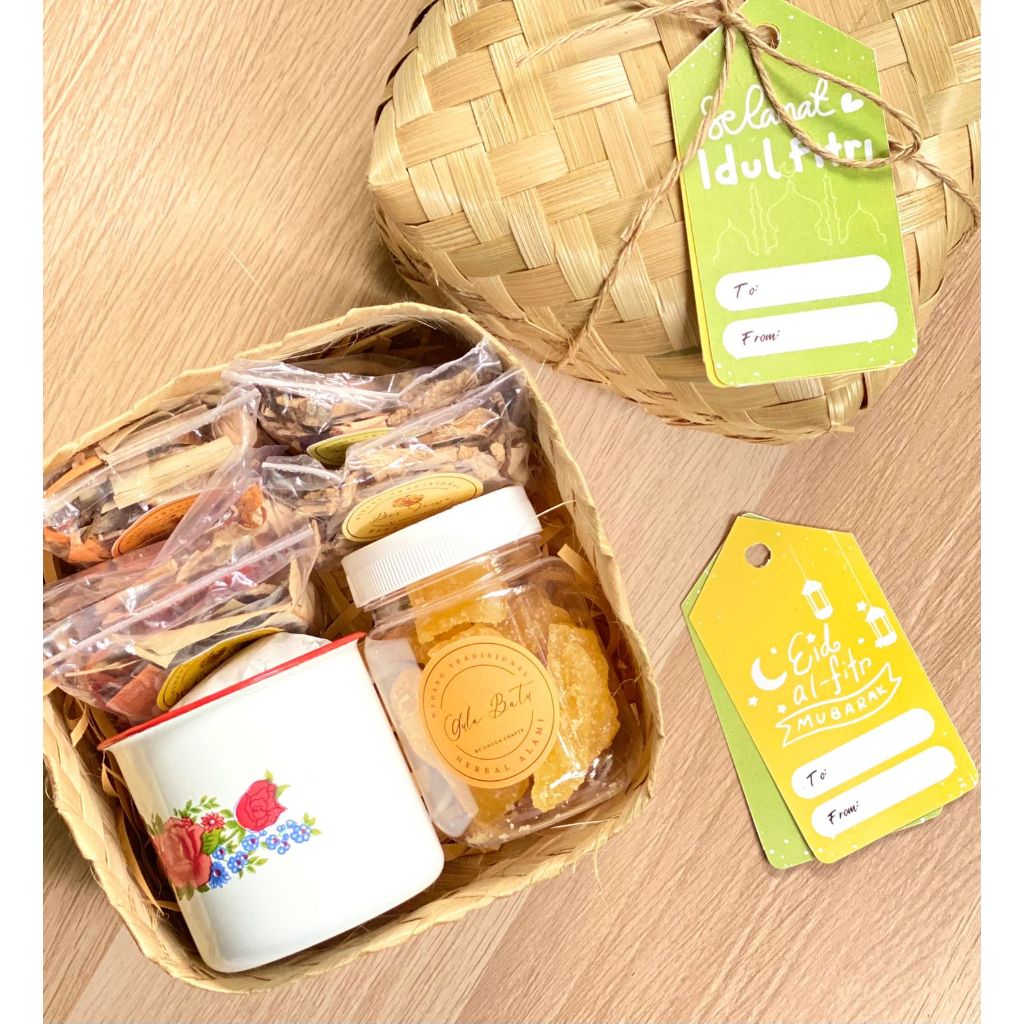 Jual HAMPERS LEBARAN MURAH CANGKIR ENAMEL + WEDANG UWUH / BINGKISAN ...