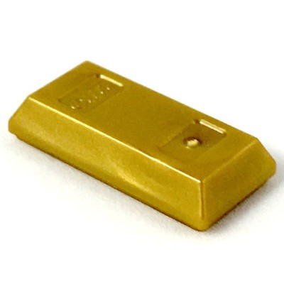 Jual Lego Pearl Gold Part 99563 Minifigure, Utensil Ingot / Bar ...
