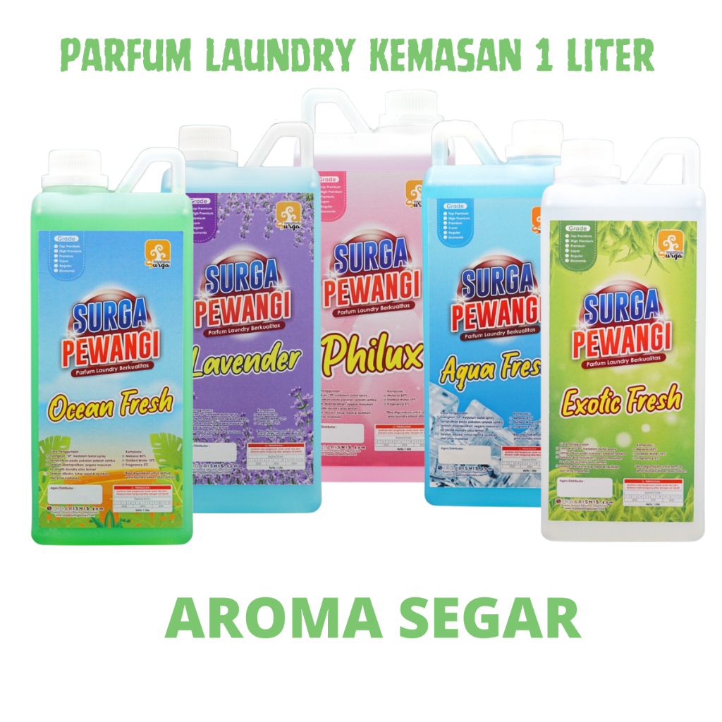 Jual Pewangi/Parfum Laundry Premium - Pewangi Pakaian Aroma Fresh Surga ...
