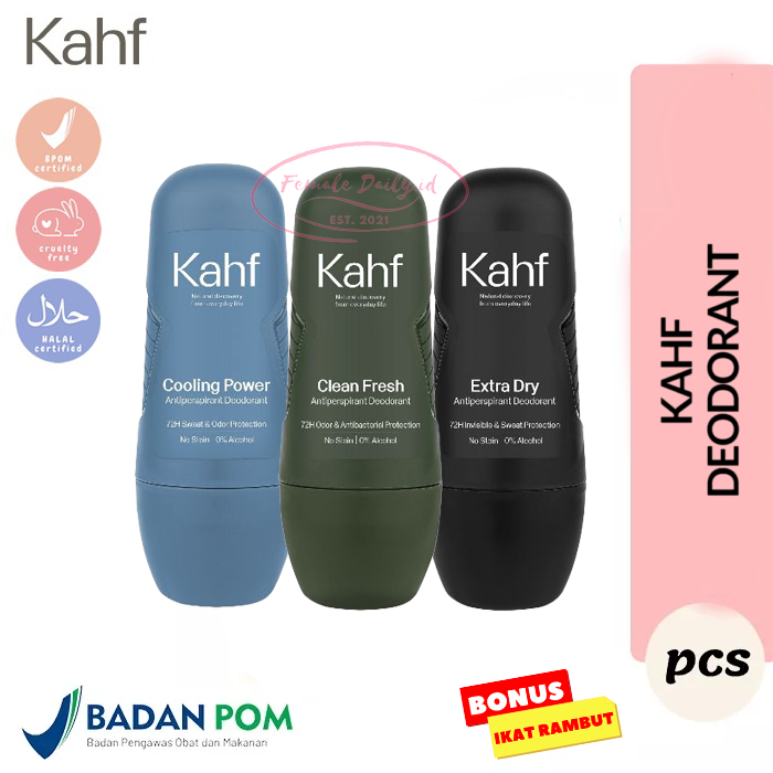 Jual KAHF Men Antiperspirant Deodorant 50mL | Deodorant Kahf | Shopee ...