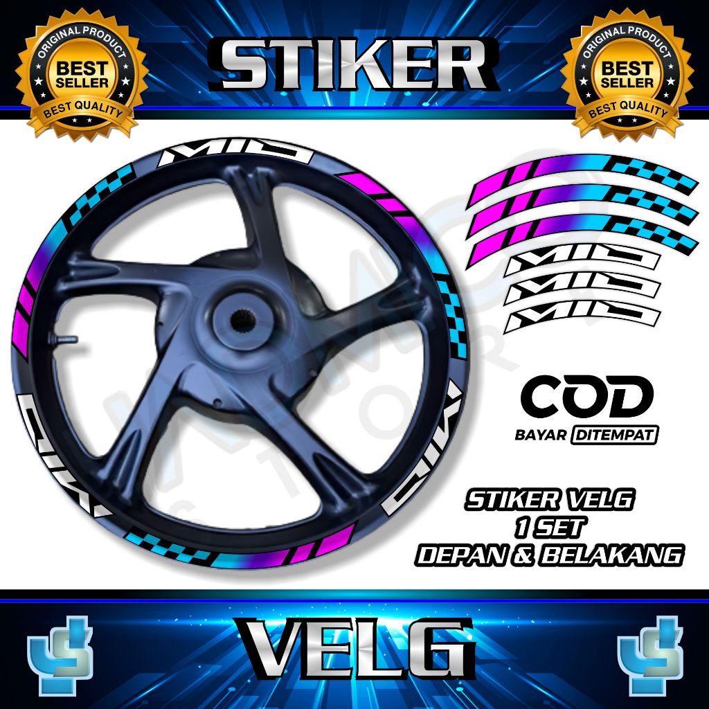 Jual Stiker Velg - Sticker Velk - Cutting Lis Velg - Stiker Velg Motor ...