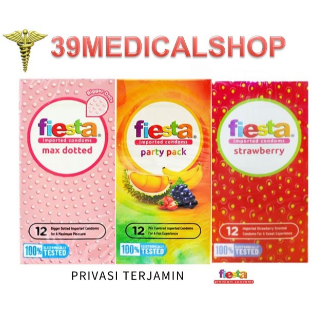 Jual KONDOM FIESTA ISI 12 - KONDOM RASA BUAH MIX | Shopee Indonesia