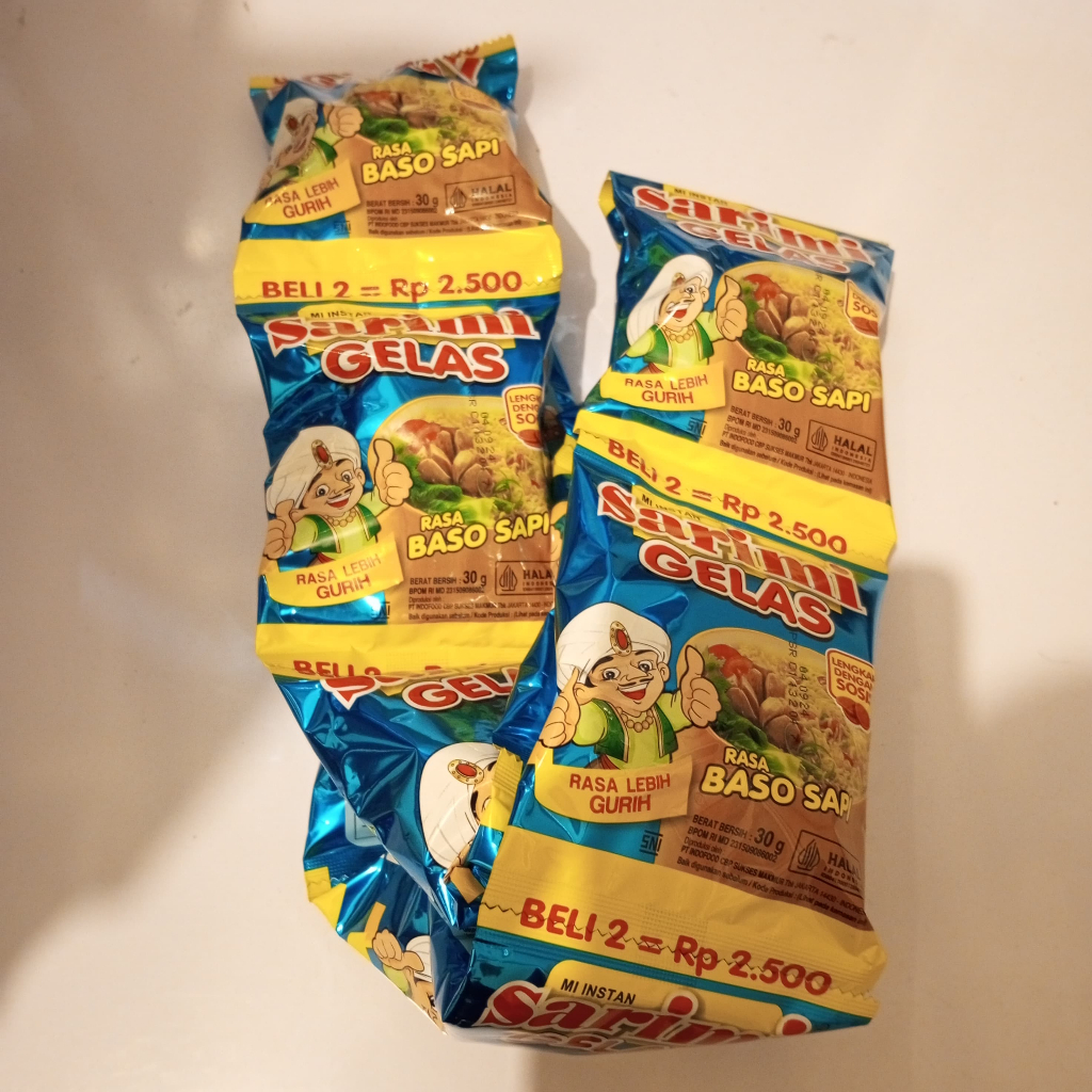 Jual Baso Sapi (1 Renceng 10pcs) Sarimi Gelas Mi Instan Seduh 30g ...