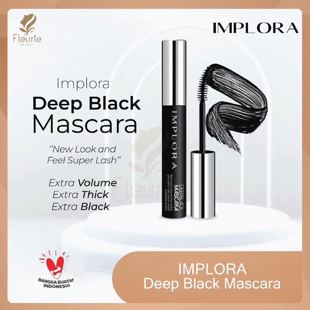 Jual Implora Deep Black Mascara | Shopee Indonesia
