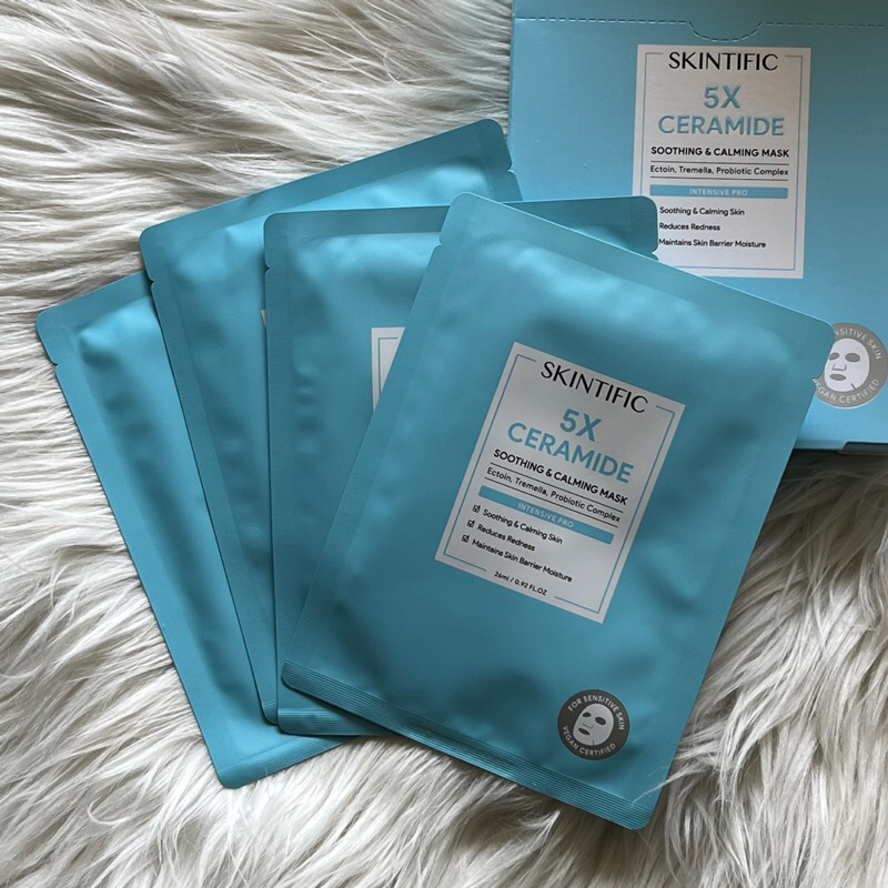 Jual SKINTIFIC 5X Ceramide Soothing & Calming Mask - sheet mask ...