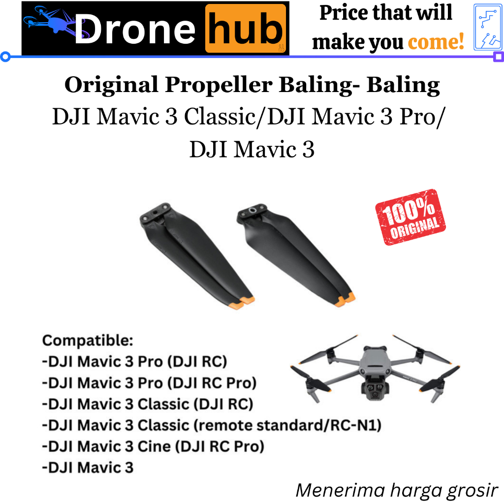 Jual Baling-Baling Propeller DJI Mavic 3 Pro Mavic 3 Classic Mavic 3 ...