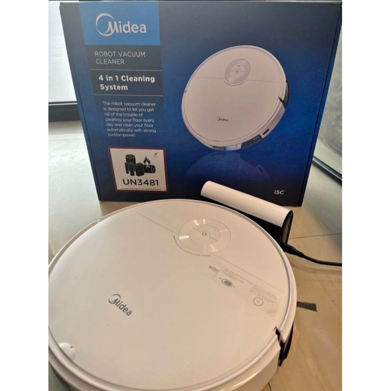 Jual Robotic Midea i5C Smart Vacuum Cleaner 4000pA Suction Vacum Robot ...