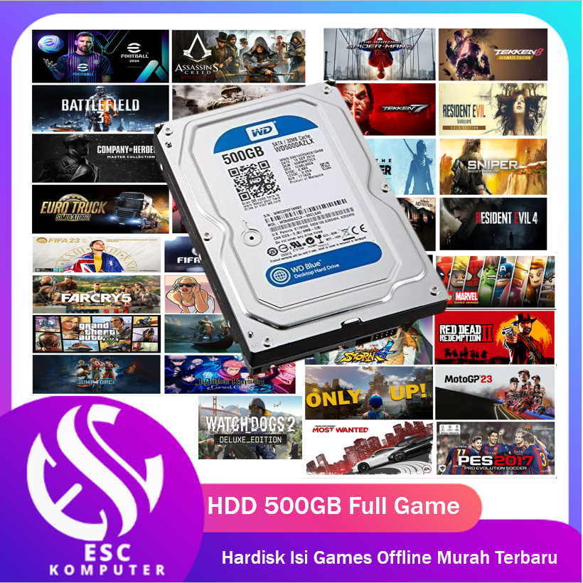 Jual HDD 500GB ISI GAME TERBARU TINGGAL MAIN LANGSUNG | Shopee Indonesia
