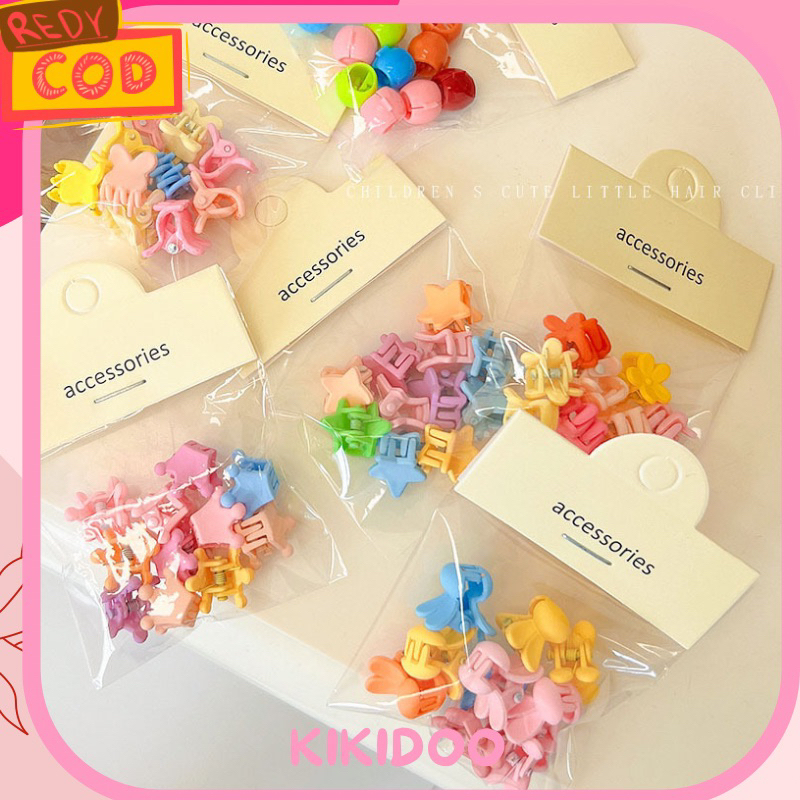 Jual Kikidoo Jepit Rambut Mini Doff 10Pcs Bentuk Lucu Jepit Anak Wanita ...