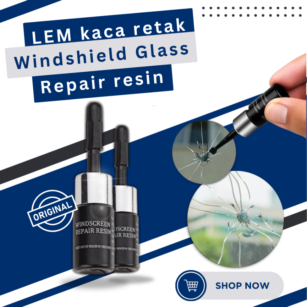 Jual Lem Kaca Retak Mobil Layar Hp Serbaguna Windshield Crack Glass Repair Original | Shopee ...