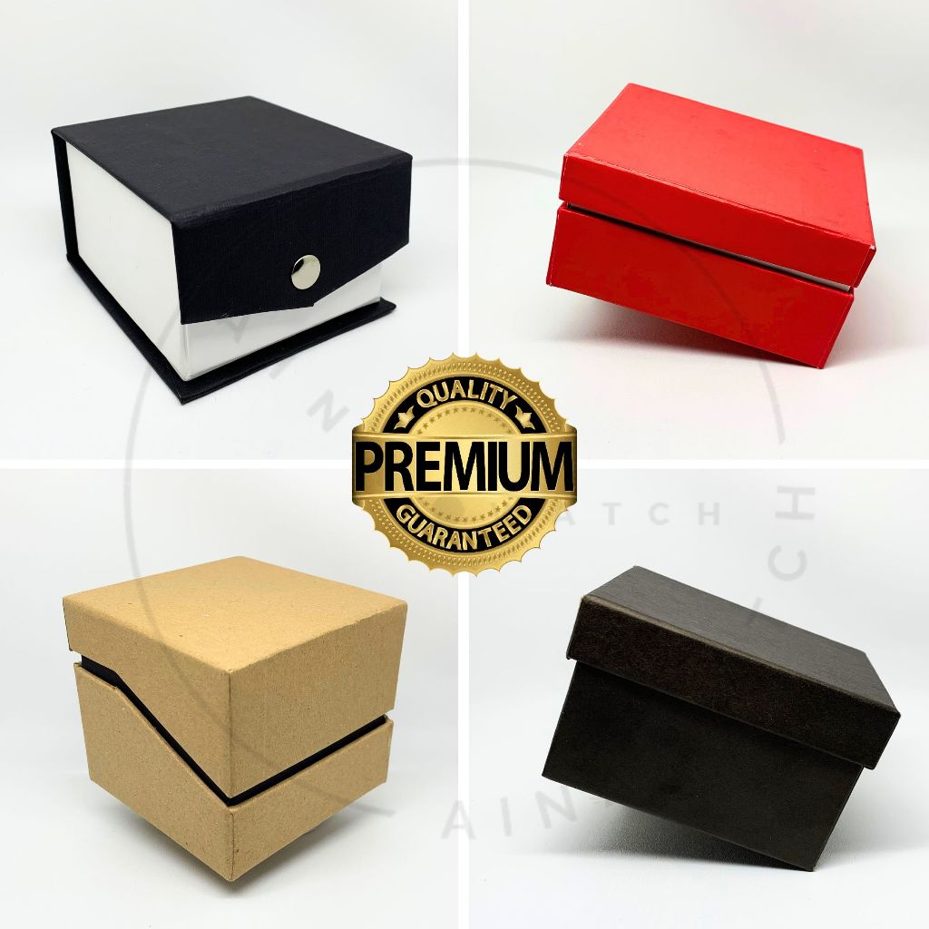 Jual Box Jam Tangan Karton Kancing Universal Kado Hadiah Mewah Murah ...