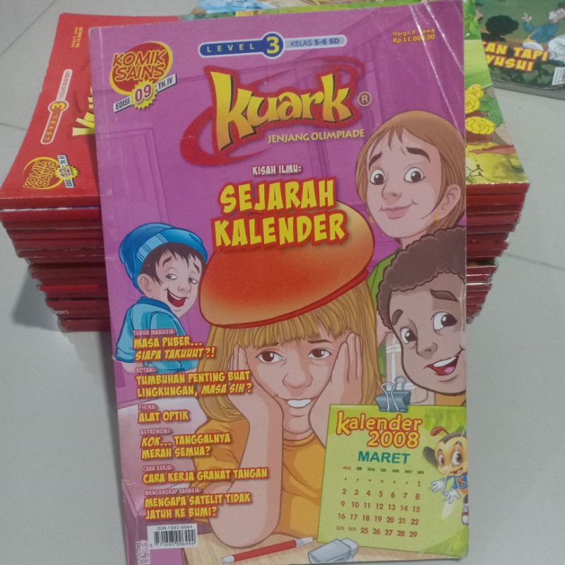 Jual Kuark Majalah Komik Sains Level III Sejarah Kalender | Shopee Indonesia