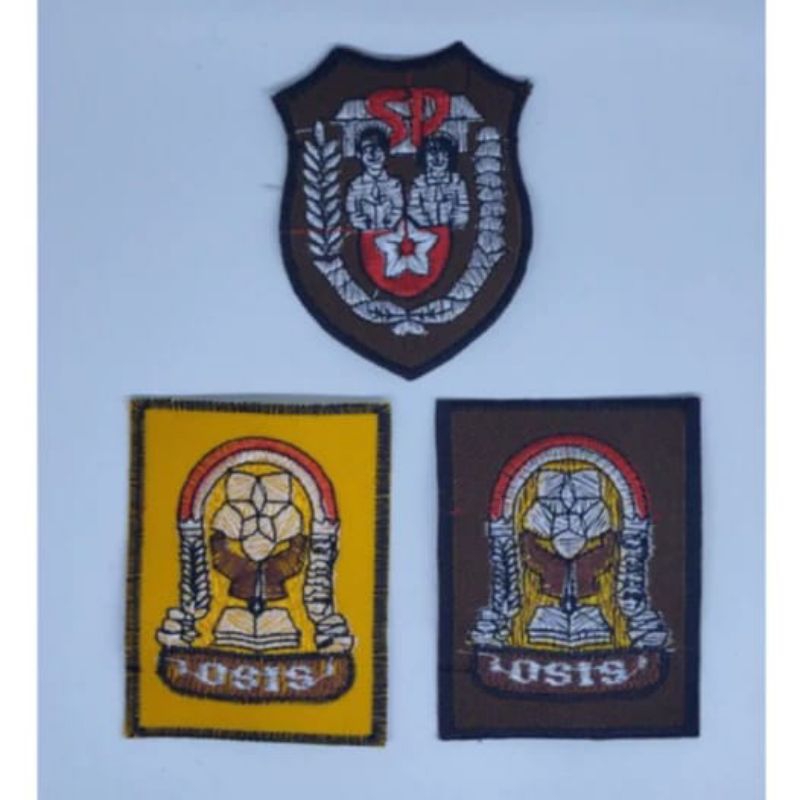 Jual BED Seragam Saku OSIS SD SMP SMA /Emblem Sekolah Osis Bordir (Ecer ...