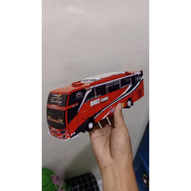 Jual Miniatur bus BRIS TRANS Jet Bus 3/5 Skala 1/50 new bis basuri ...