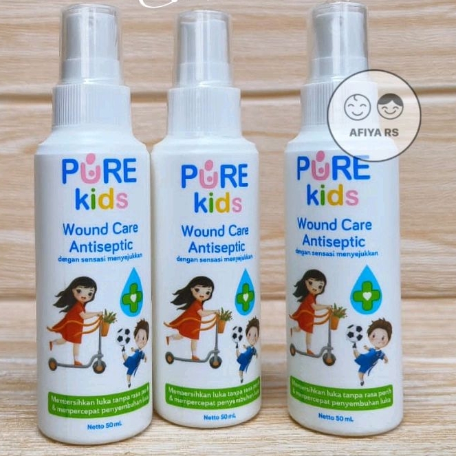 Jual Pure Kids Wound Care Antiseptic Isi 50 Ml | Shopee Indonesia