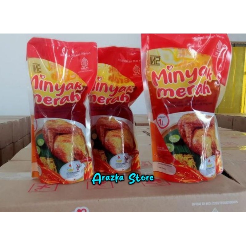 Jual Minyak Goreng Merah // Minyak goreng merah 1 Liter // Minyak makan ...