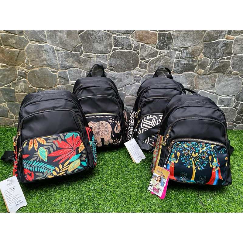 Jual Ransel 3078 logo emas CB motif baru High Quality Ori | Shopee ...