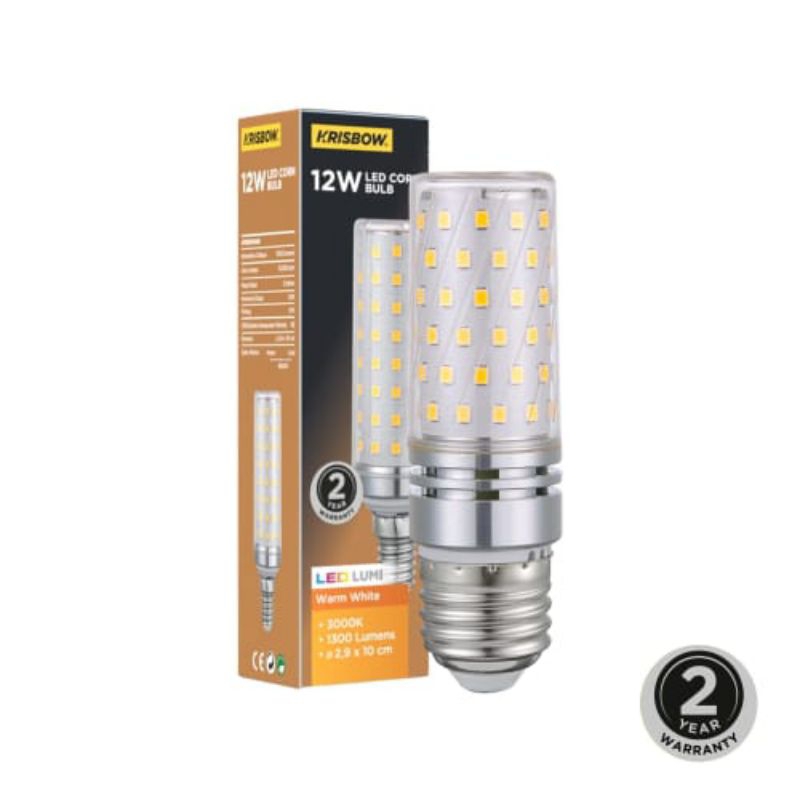 Jual Krisbow Bohlam Led 12 Watt Warm White E14 - Kuning | Shopee Indonesia