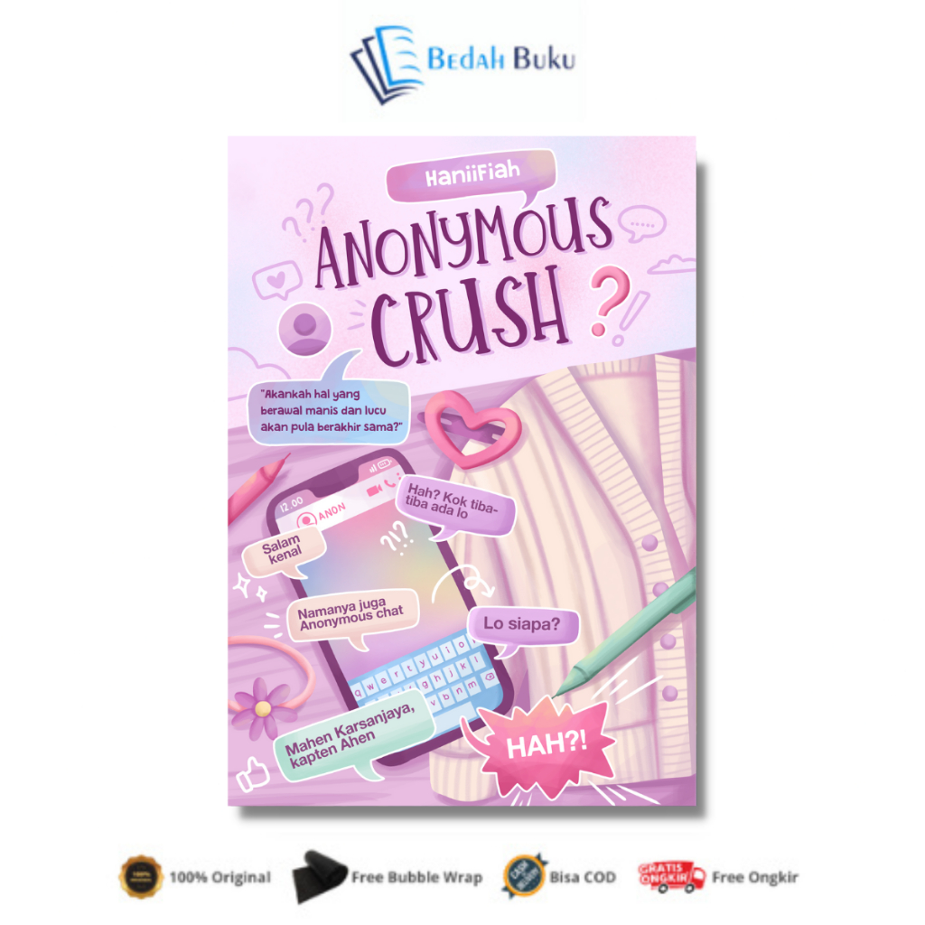 Jual Novel Anonymous Crush by HaniiFiah - Akad x Skuad | Shopee Indonesia