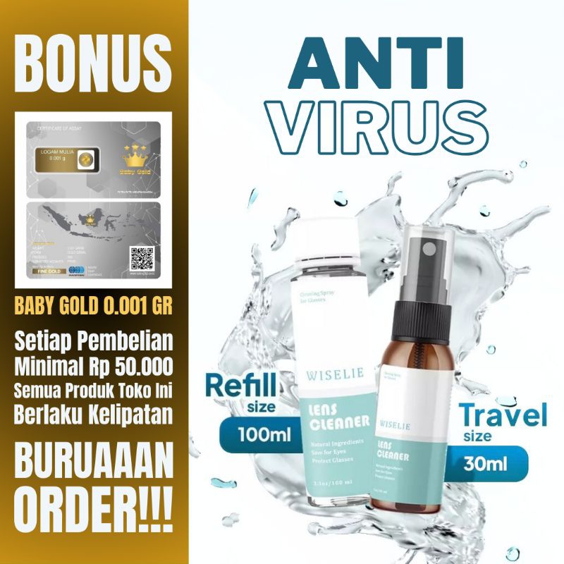 Jual 𝗙𝗥𝗘𝗘 𝗟𝗔𝗣 Lens Cleaner Cairan Pembersih Lensa Kacamata Kamera Layar ...