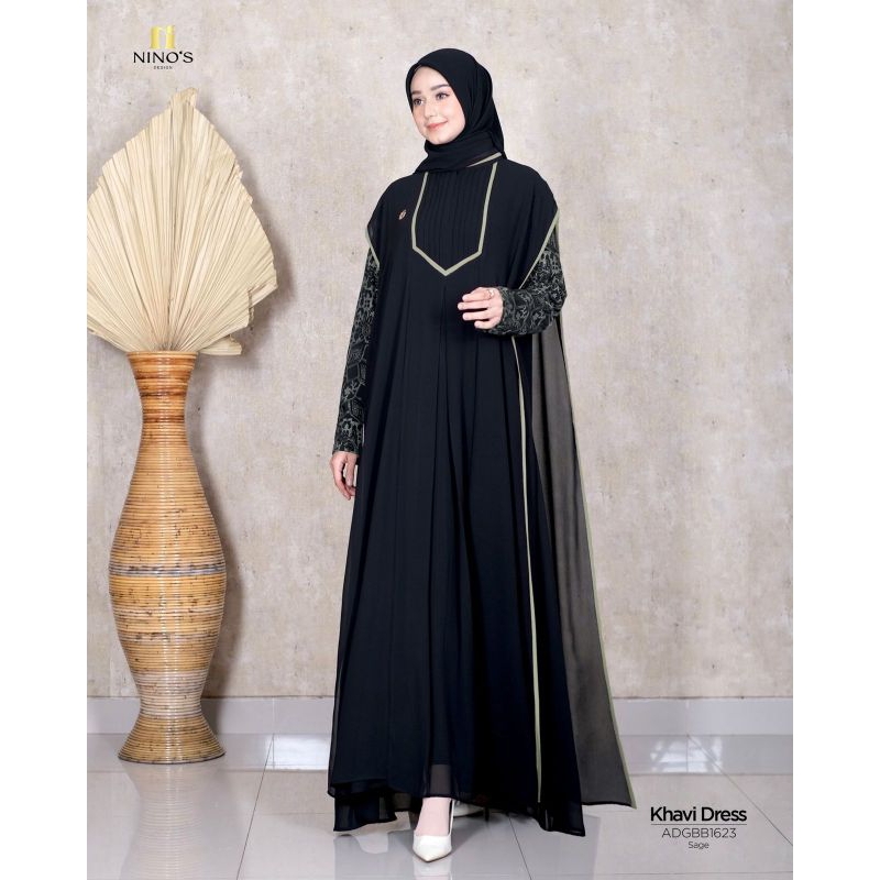 Jual KHAVI DRESS 1623 BY NINOS DESAIN | Shopee Indonesia