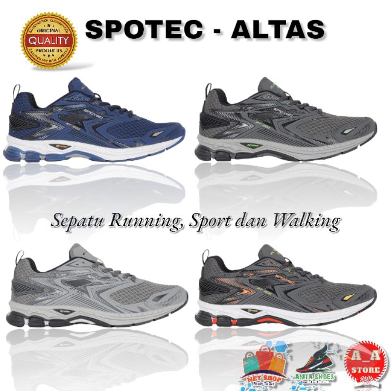 Jual Spotec Atlas Sepatu Olahraga Lari Gym Aerobik | Shopee Indonesia