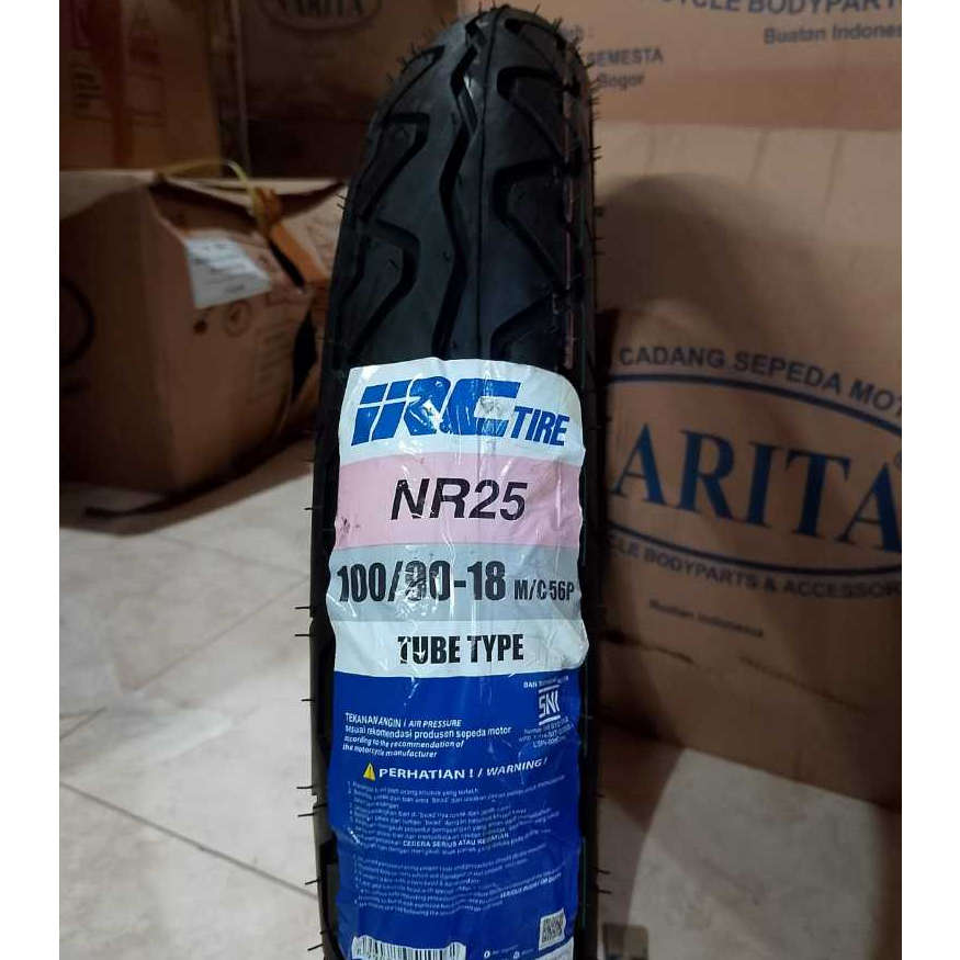 Jual BAN LUAR IRC NR25 100/90-18 NON TUBLES | Shopee Indonesia