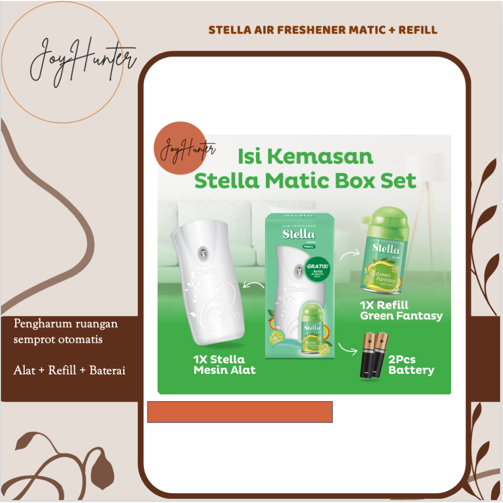 Jual Stella Air Freshener Matic Box Set - Pengharum Pewangi Ruangan ...