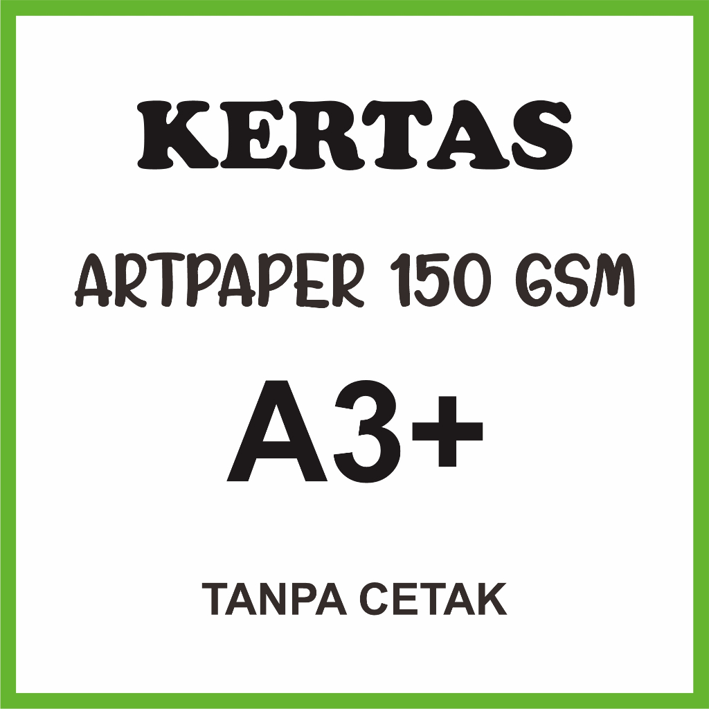 Jual Kertas Artpaper / Art Paper / AP 120gsm (Tanpa Cetak) AP120 Online ...