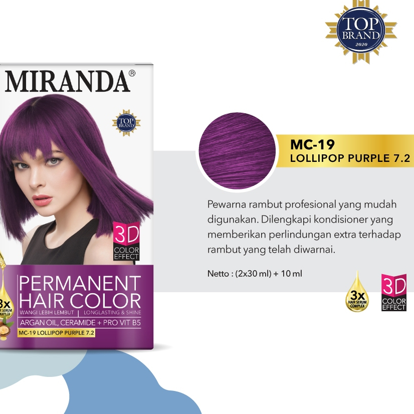 Jual MIRANDA Hair Color 30 ml | Shopee Indonesia