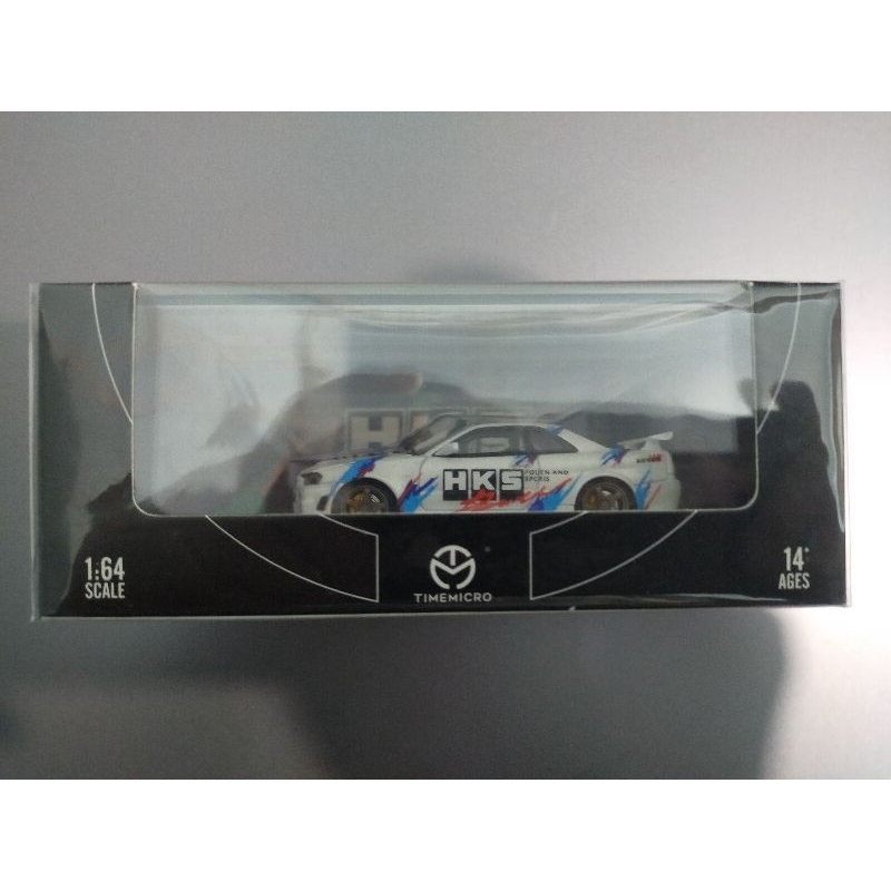 Jual 【AuroraOnlineShop】TIME MICRO NISSAN SKYLINE R34 Z-TUNE WHITE HKS ...