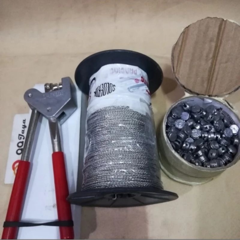 Jual Paket tang segel - kawat segel dan timah segel - sealing pliers ...