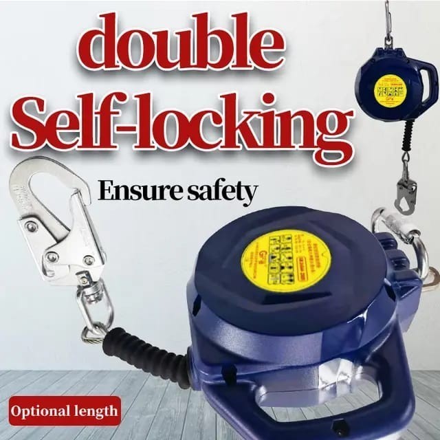 Jual RETRACTABLE LIFELINE FALL ARRESTER HAIDAR 10 METER ORIGINAL ...