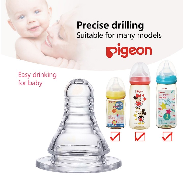 Jual Food BPA Free Baby Puting Susu Soft Teat for Avent Natural Neck Bayi Botol Silicon Nipple ...