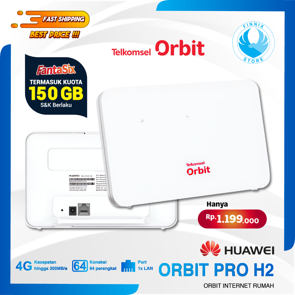 Jual Telkomsel Orbit Pro H2 Huawei B530 Wifi Home Router Modem | Shopee ...