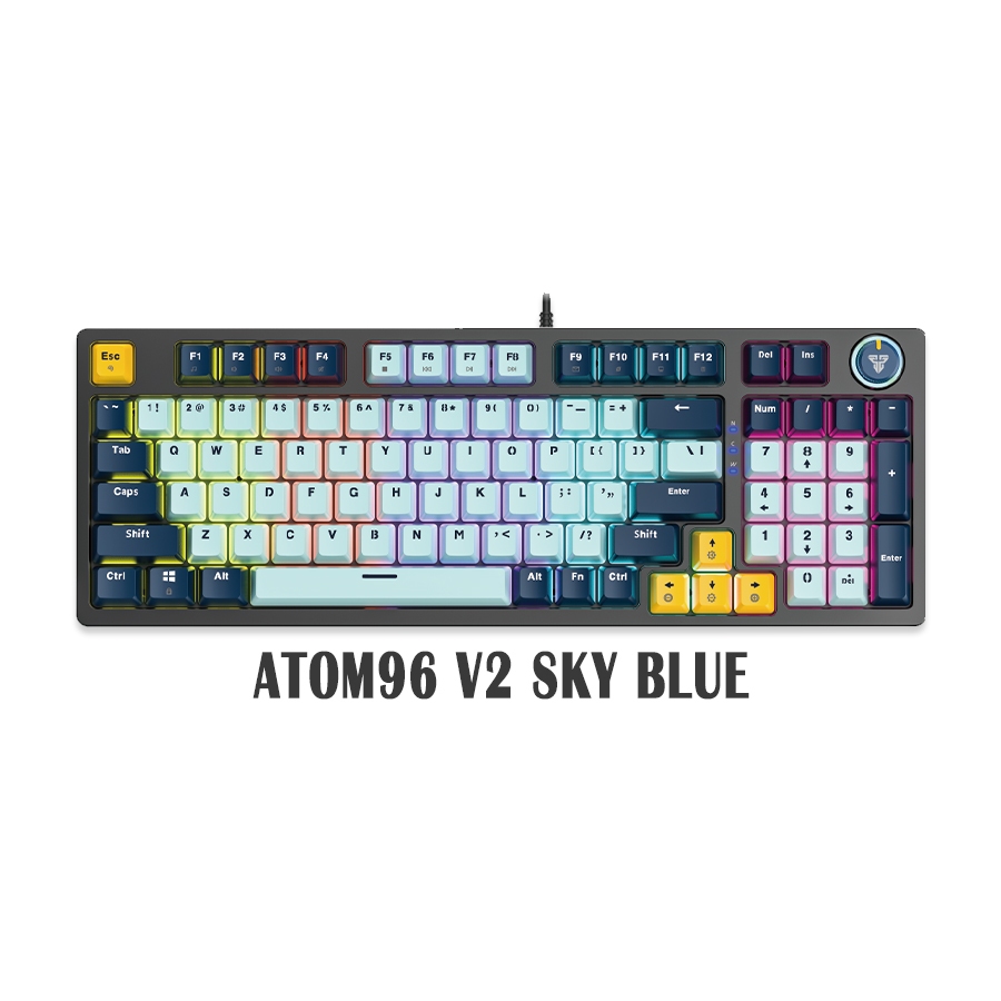 Jual Fantech ATOM V2 Mizu Edition RGB Mechanical Gaming Keyboard | Shopee Indonesia
