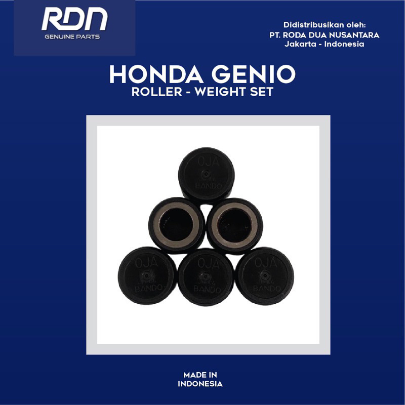 Jual Roller Weight Set Genio K0J Original RDN | Shopee Indonesia