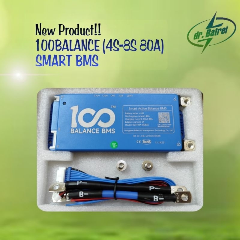 Jual Smart BMS Daly 100 active balancer lithium ion NCM/lfp4 (4 - 8s 80A) | Shopee Indonesia