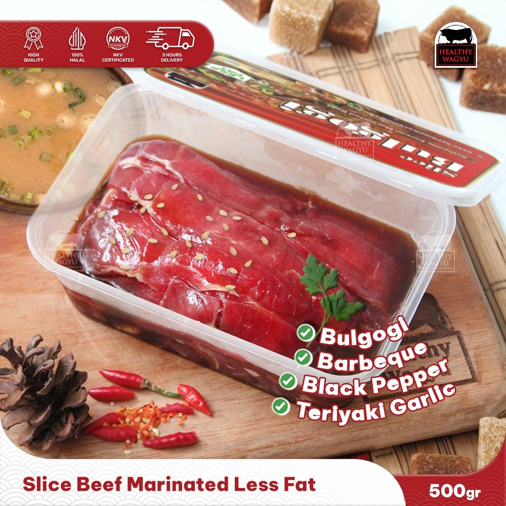Jual Daging Slice Tanpa Lemak Marinasi Bulgogi Teriyaki Blackpepper Bbq ...