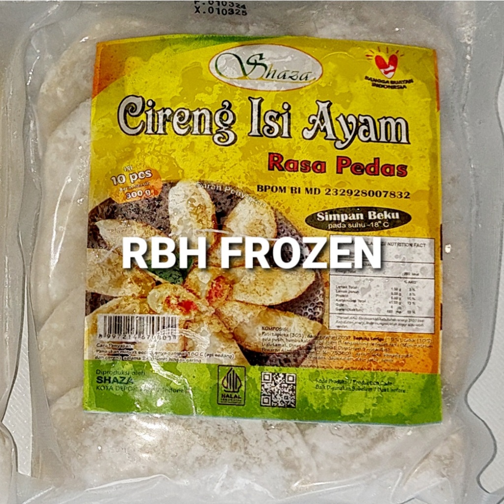 Jual Cireng Isi Ayam Rasa Pedas Shaza 10's 300 Gr | Shopee Indonesia