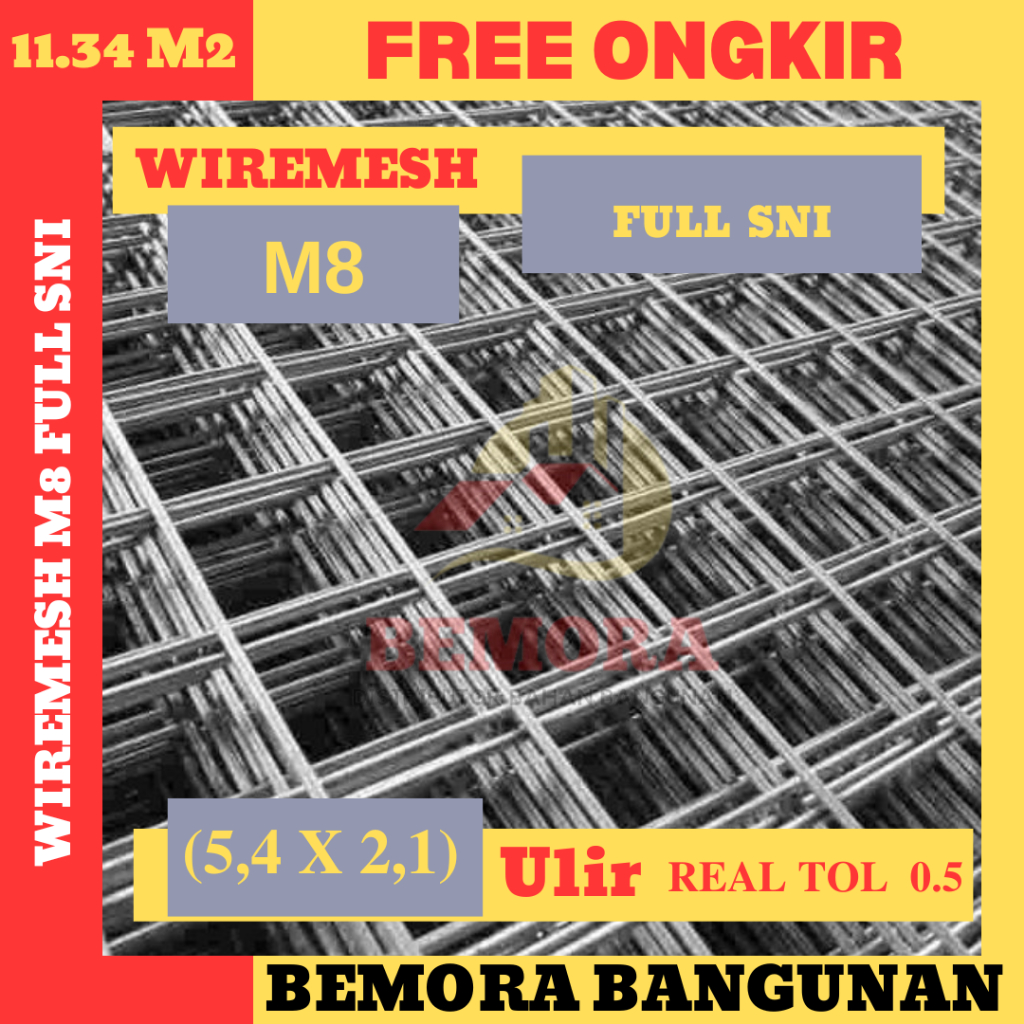 Jual Wiremesh M8 SNI / Wiremesh 8 mm ulir (Harga Grosir & Free Ongkir ...